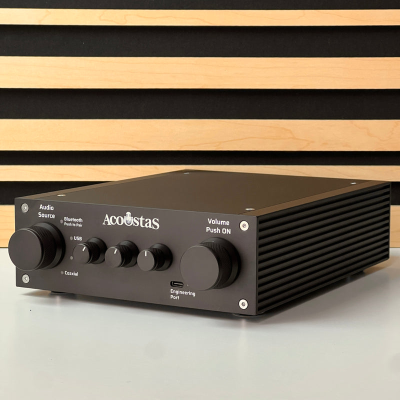 Acoustas DSP Amps, audio components and acoustic products